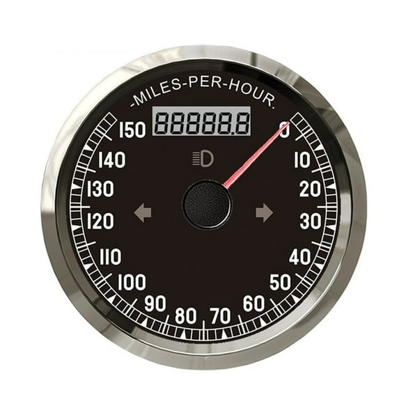 HD 85mm GPS Speedometer 150kmh 80kmh Speed Gauge Digital Odometer ATV ...