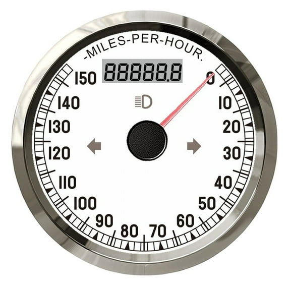 HD 85mm GPS Speedometer 150kmh 80kmh Speed Gauge Digital Odometer ATV ...