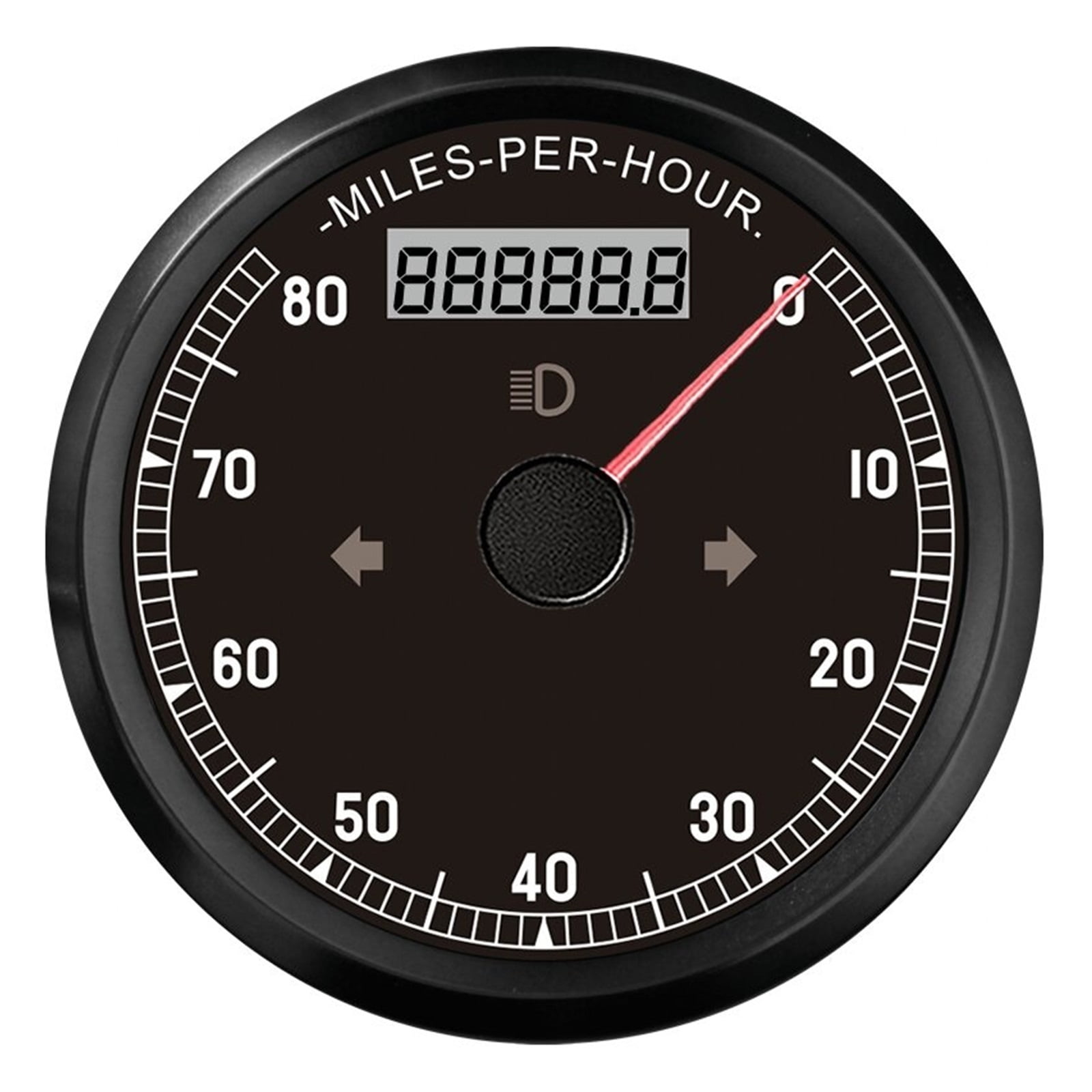 HD 85mm GPS Speedometer 150kmh 80kmh Speed Gauge Digital Odometer ATV ...