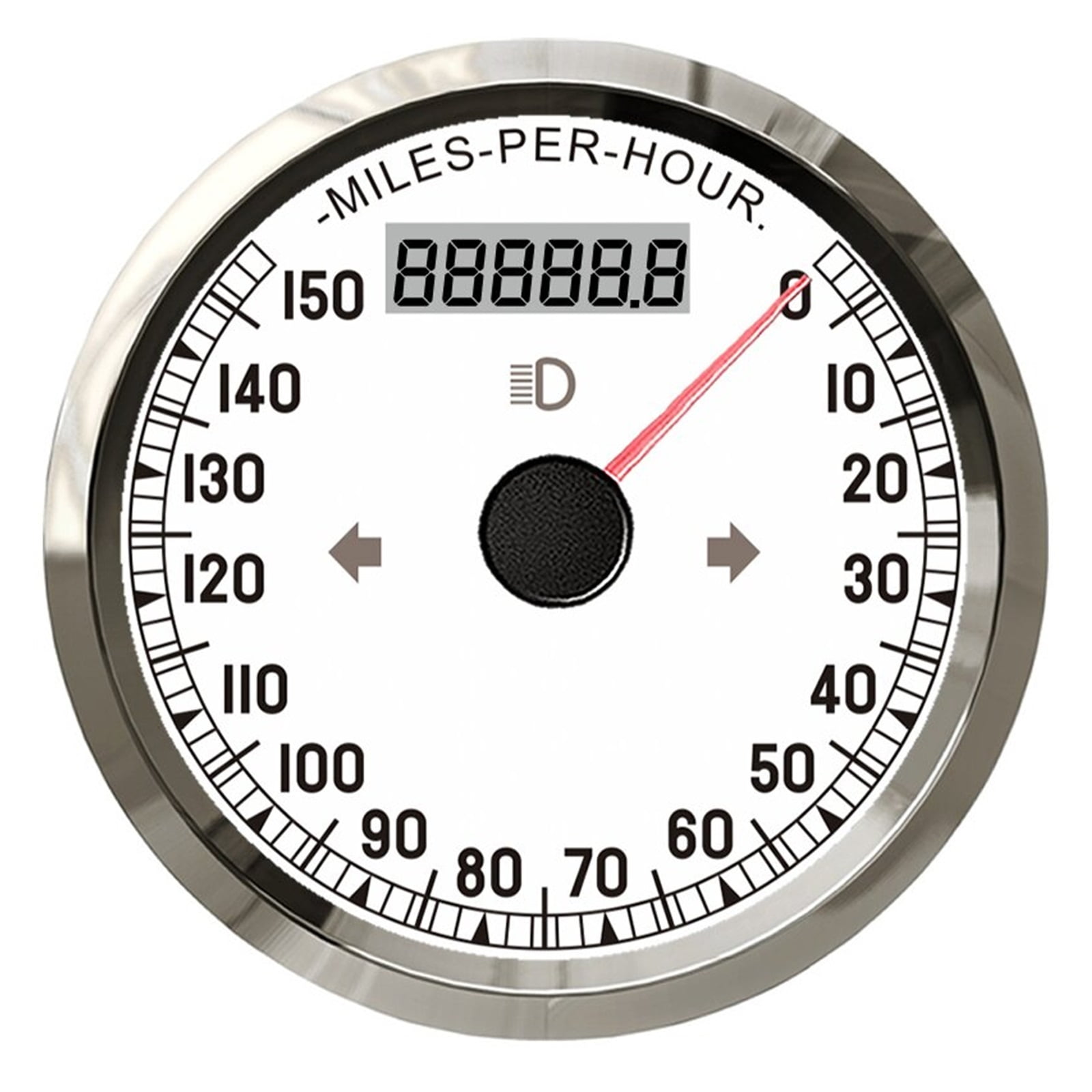 HD 85mm GPS Speedometer 150kmh 80kmh Speed Gauge Digital Odometer ATV ...