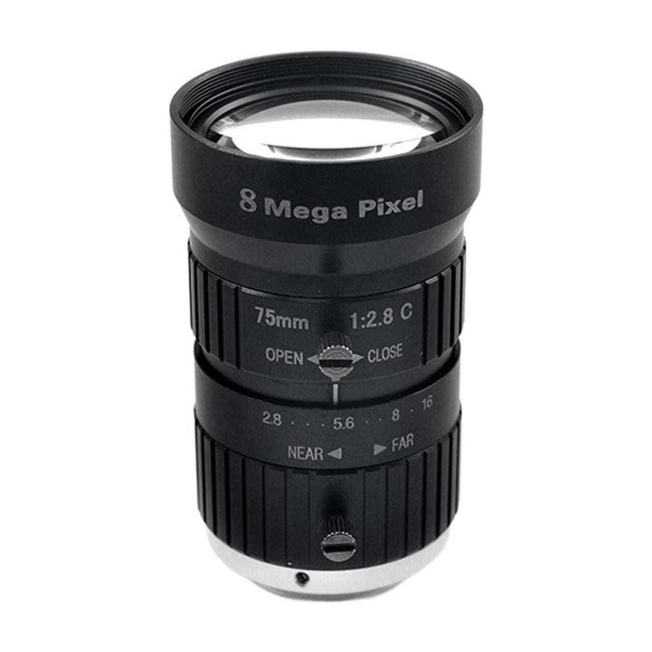 HD 8MP CCTV Lens 75mm C Mount Manual Iris Manual F2.8 Aperture 1" Image ...