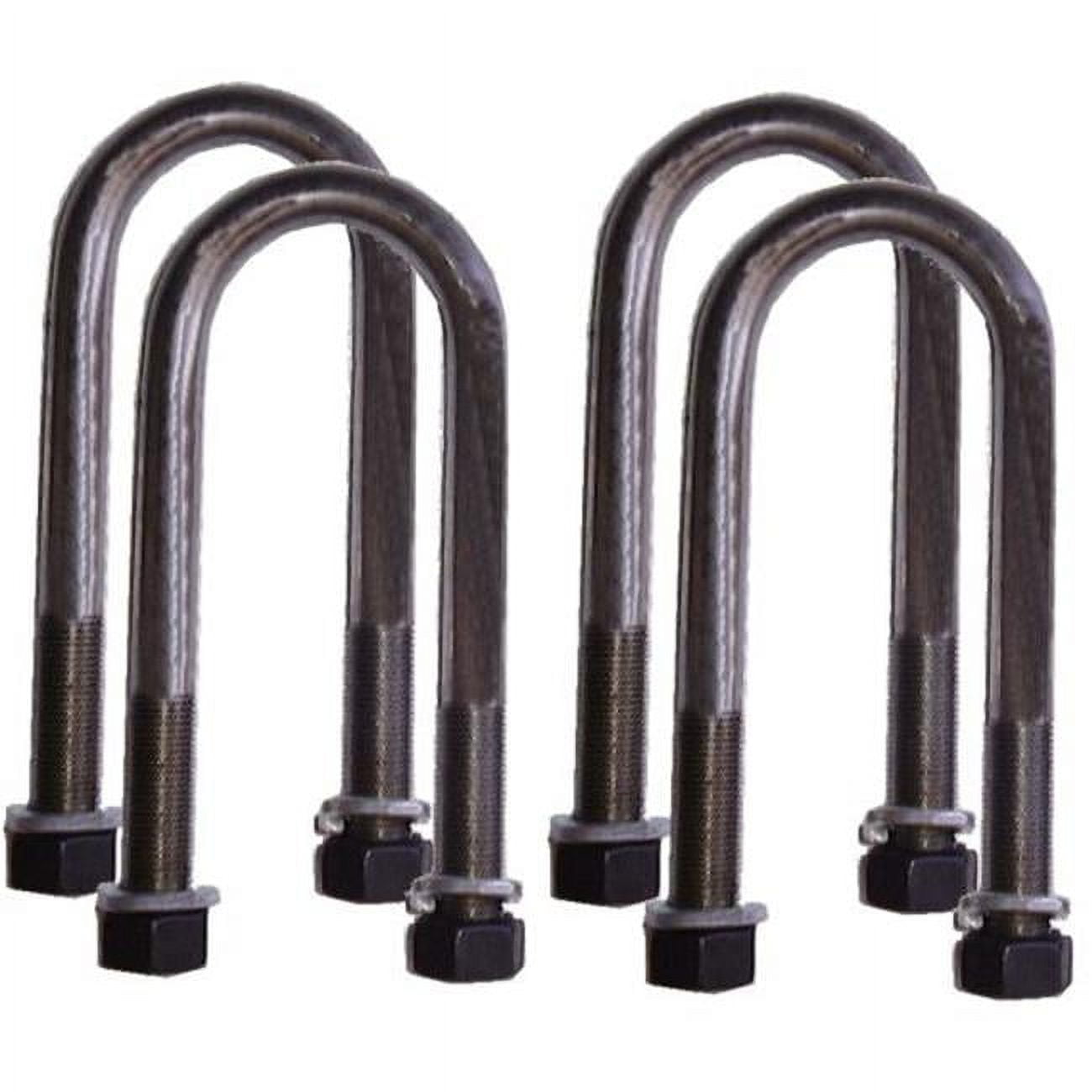 HD Axle U-BOLTS 3 inch x 8 inch - SET OF FOUR (4) (4X4 OFF-ROAD ...