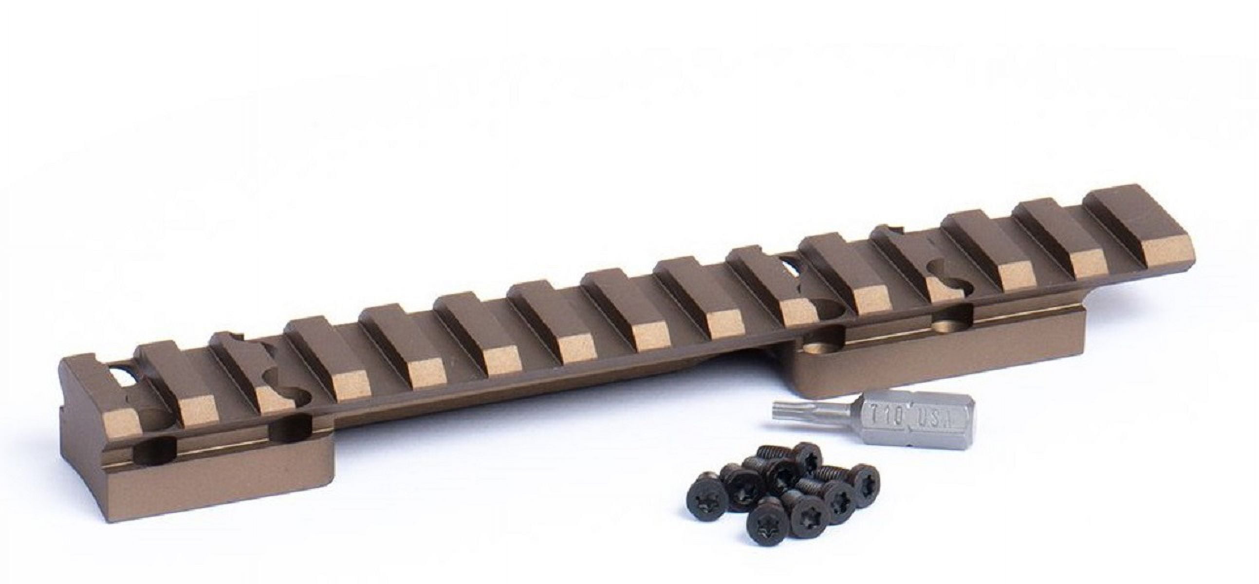 HD Browning X-Bolt SSA Picatinny Rail scope mount 0 MOA Bronze ...