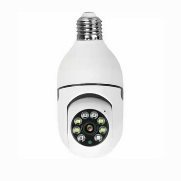 360° 1080P IP E27 Light Bulb Camera Wi-Fi IR Night Smart Home Wireless ...