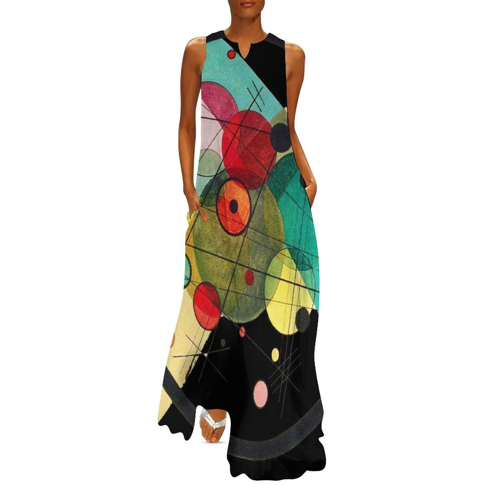 HD. Circles in a circle by Wassily Kandinsky Long Dress prom dresses ...