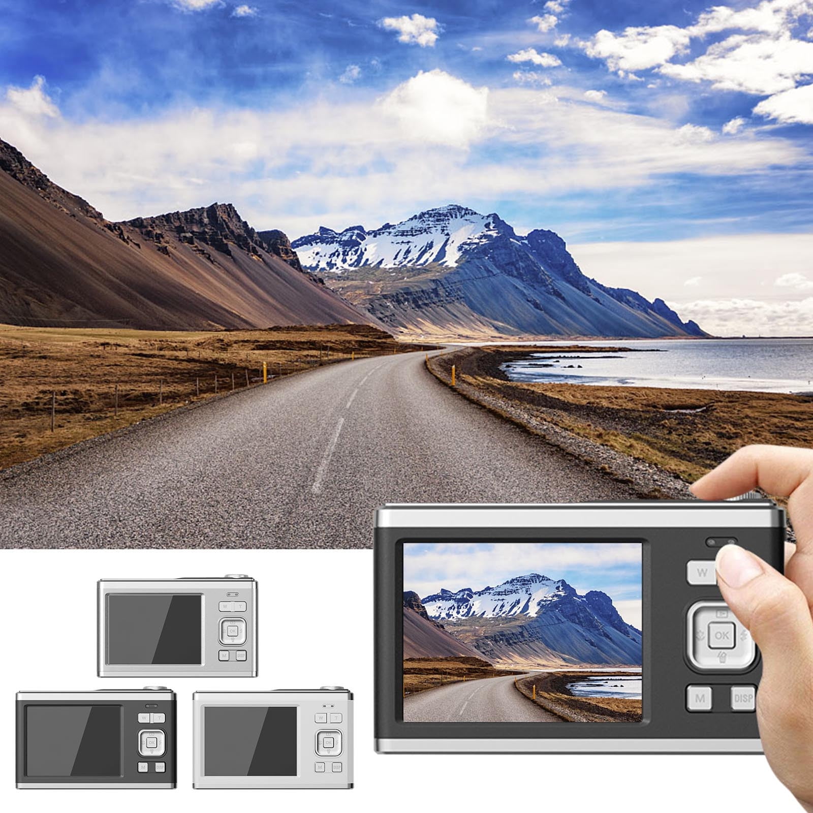 HD Digital Camera, 64MP Selfie Camera, Touch Screen, Compact Design ...