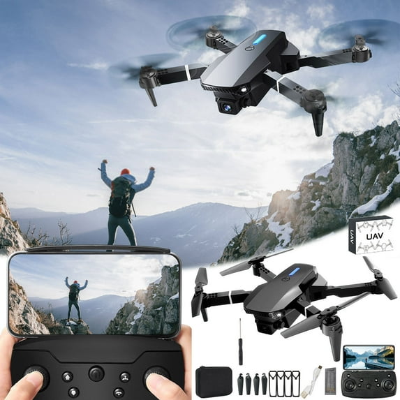 HD Dual-Camera Drone - Altitude Hold Quadcopter RC Airplane with No ...