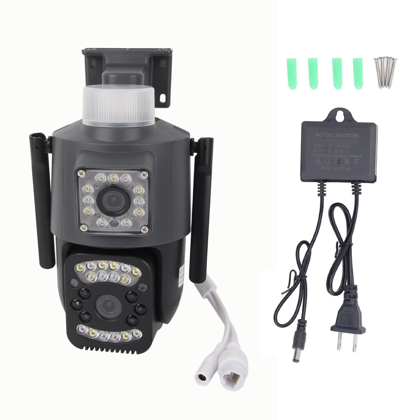 HD Dual Lens WiFi Camera 5MP Wireless Network Camera IP66 Waterproof ...