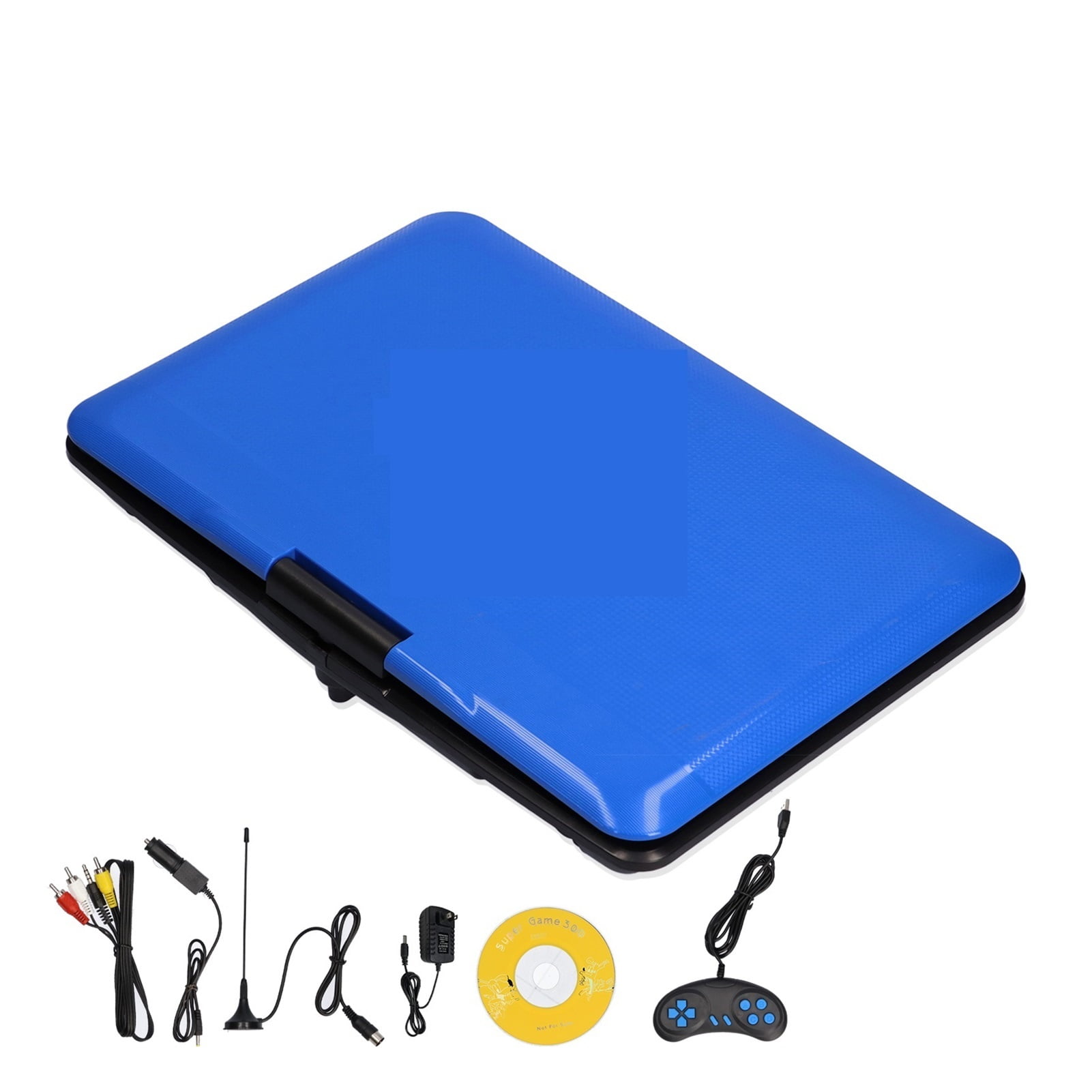 HD LED Screen 13.9 Inch DVD EVD Player Super Slim Game Built-In Battery ...