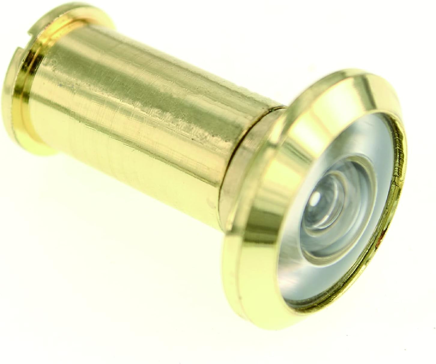HD Lens 200 Degree Bright Brass Door viewer Peephole for 1-3/8" to 2-1/ ...
