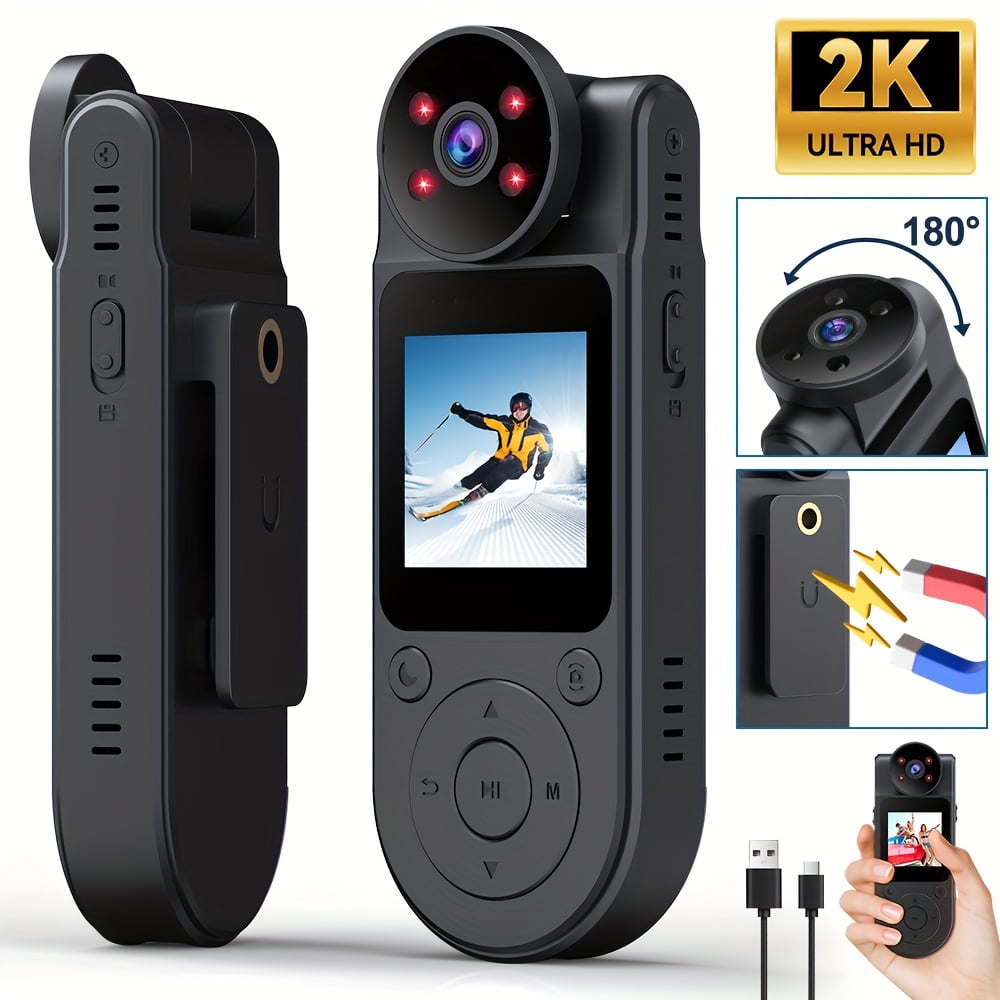 [HD Mini Cam] 2K HD Mini Cam | 180° Rotatable Lens Night Vision ...