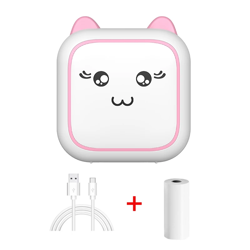 HD Mini Printer Portable impresora portátil Thermal Stickers Paper ...