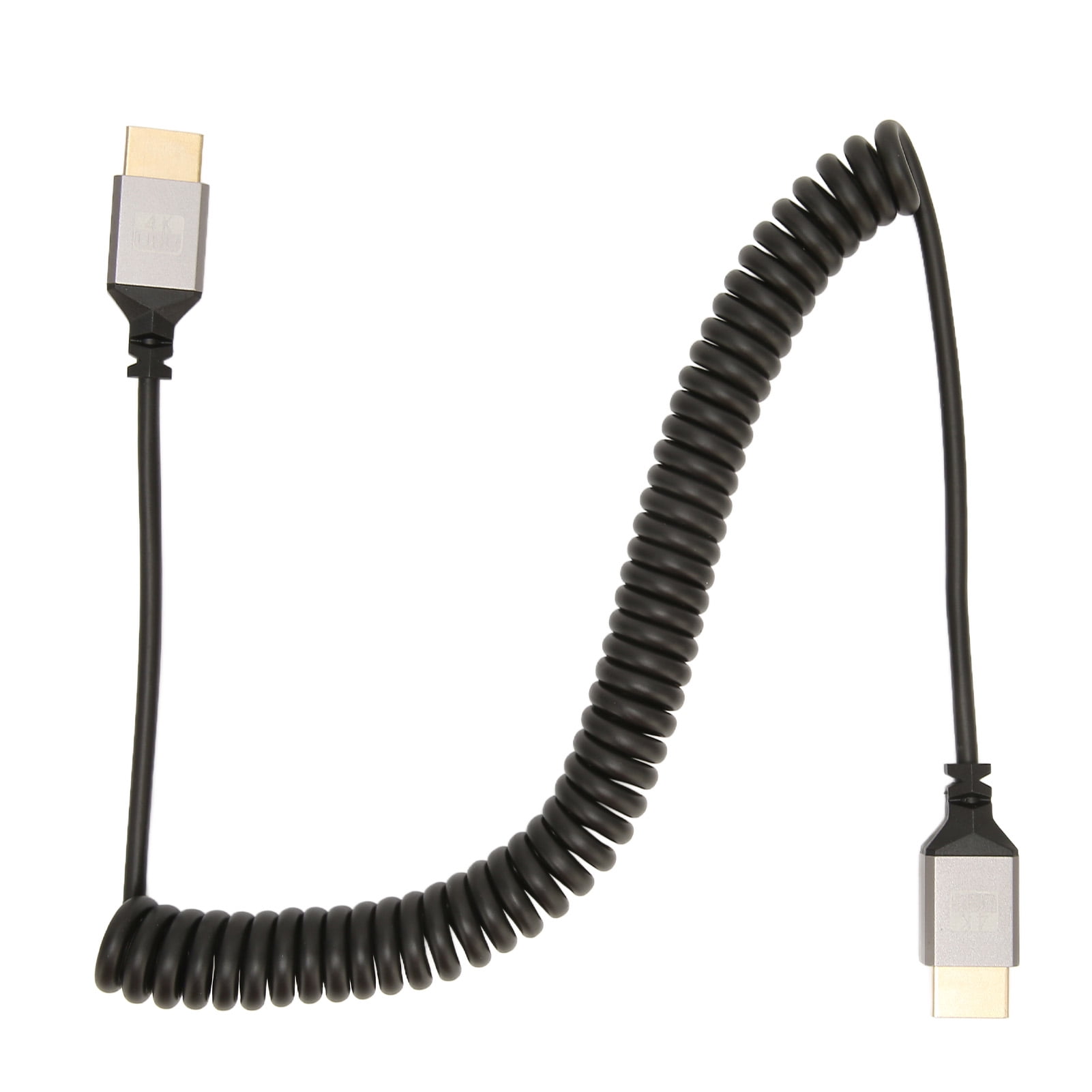 HD Multimedia Interface Coiled Cable High Speed 4K 60Hz Male to Male ...