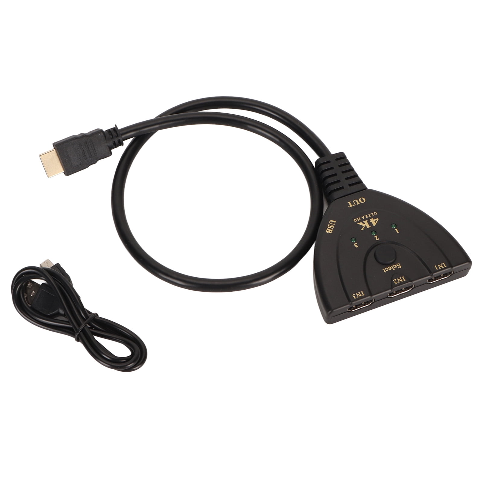 HD Multimedia Interface Switch 3 in 1 Out 4K Support 3D 3 Port Video ...