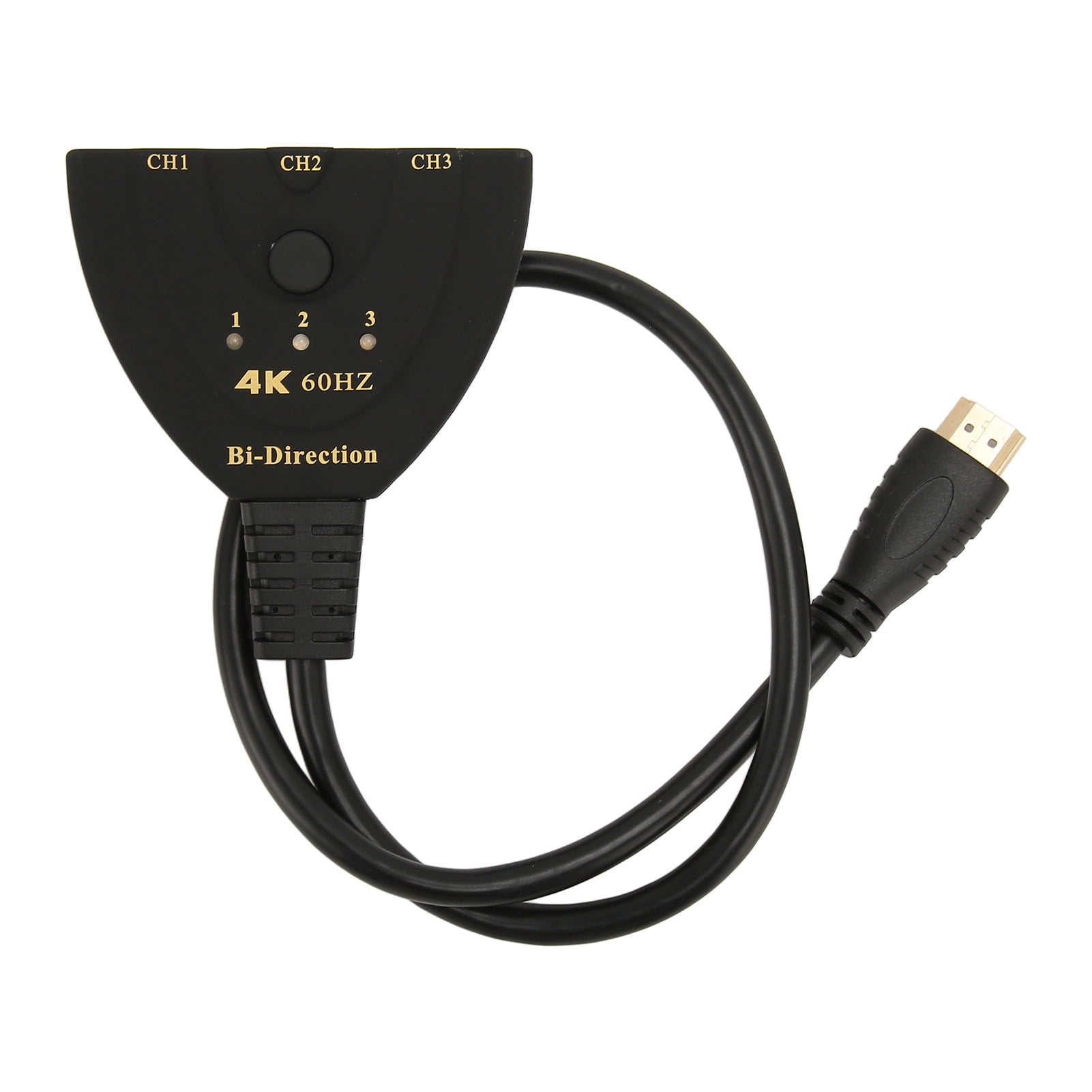 HD Multimedia Interface Switch 4K 60Hz 3 in 1 Out Bidirectional HD ...