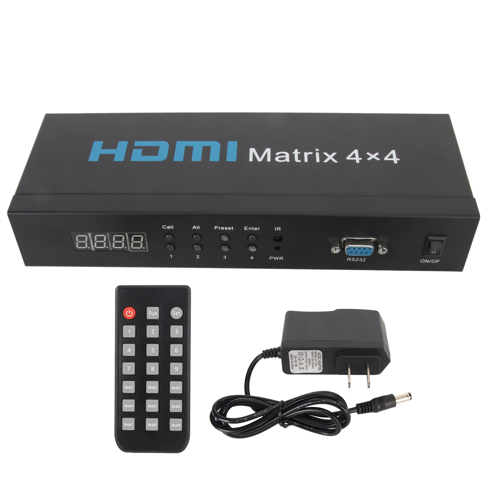 HD Multimedia Interface Switcher 4 in 4 Out 4k 30Hz Video Switcher with ...