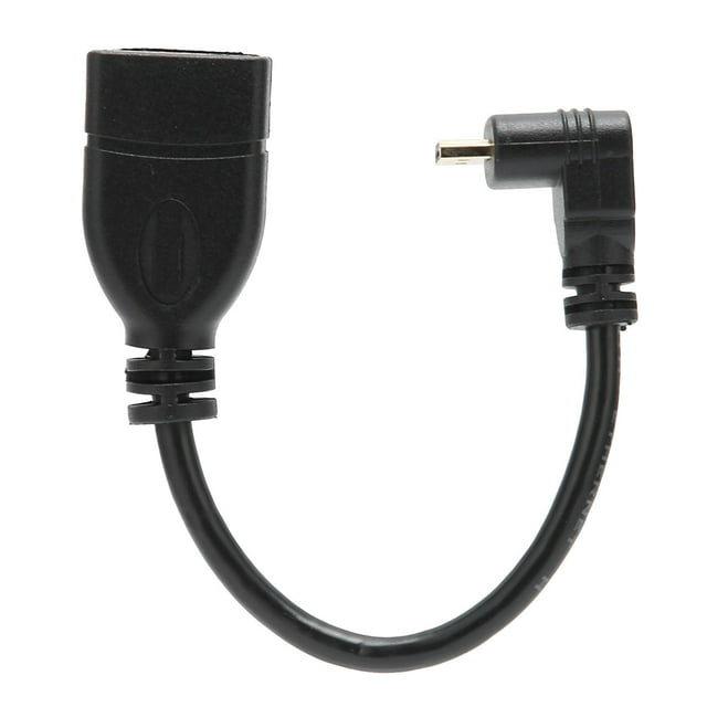 HD Multimedia Interface to Mini HD Multimedia Interface Cable 90 Degree ...