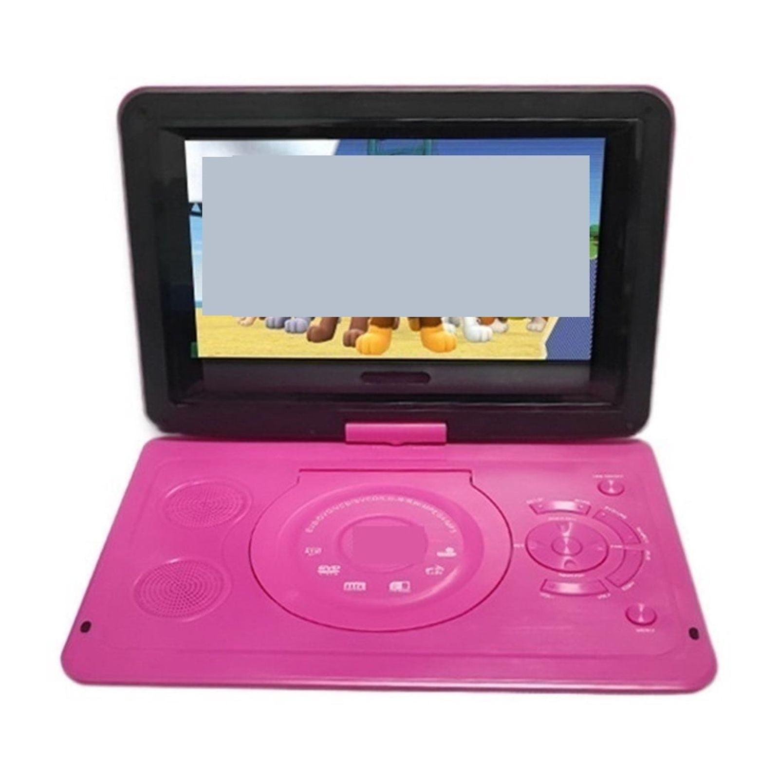 HD Portable Rotating Screen Smart TV VCD DVD Player SD Card USB Video ...