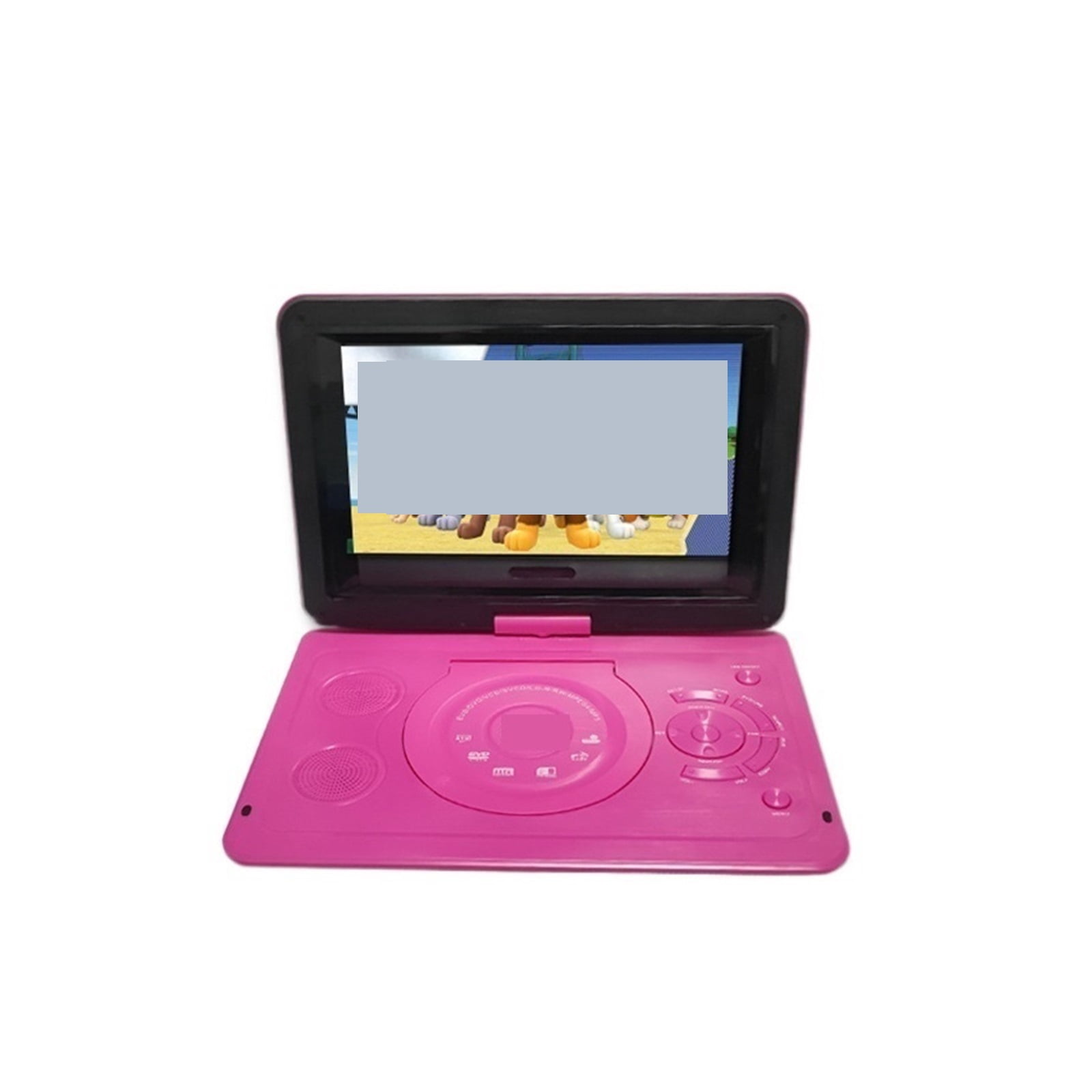 HD Portable Rotating Screen Smart TV VCD DVD Player SD Card USB Video ...