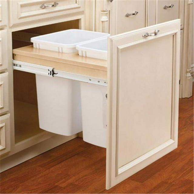 HD RS4WCTM.24DM2 Pullout Bins, Top Mount, 21 in. - Double 35 qt ...