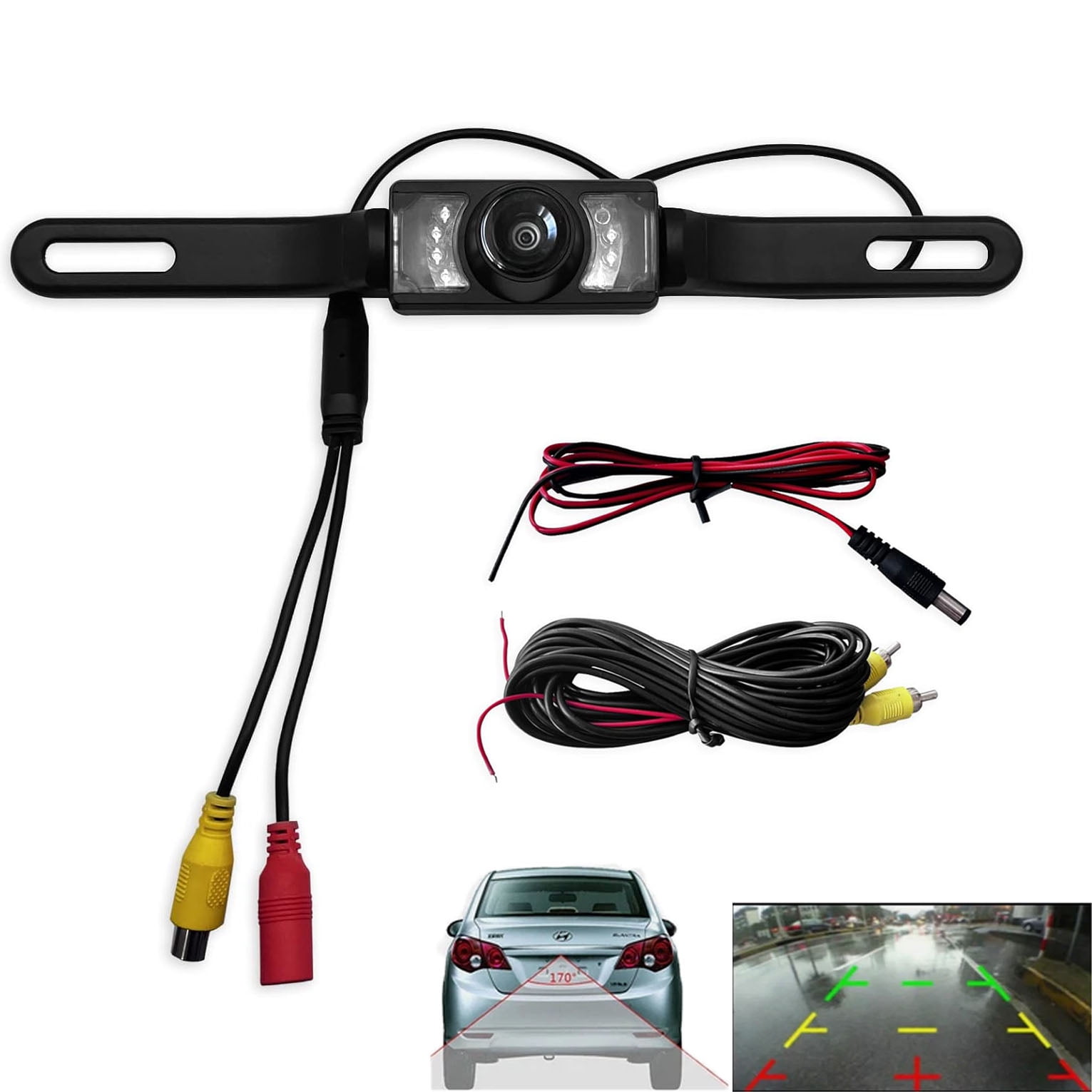 HD Rear View Backup Camera for Cars – Wide-Angle Night Vision ...