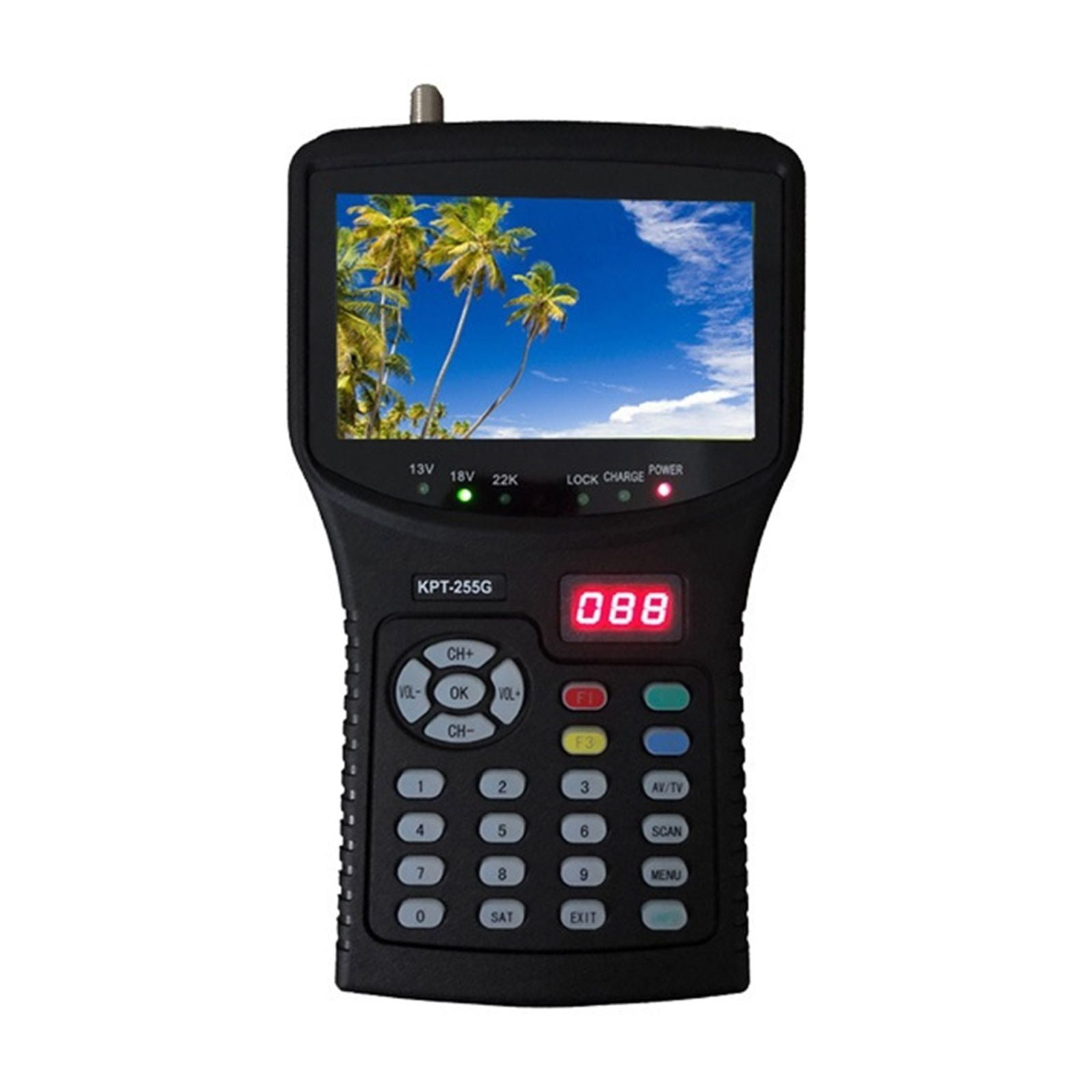 HD Satellite Finder Digital With 4.3inch LCD Display KPT-255G Signal ...