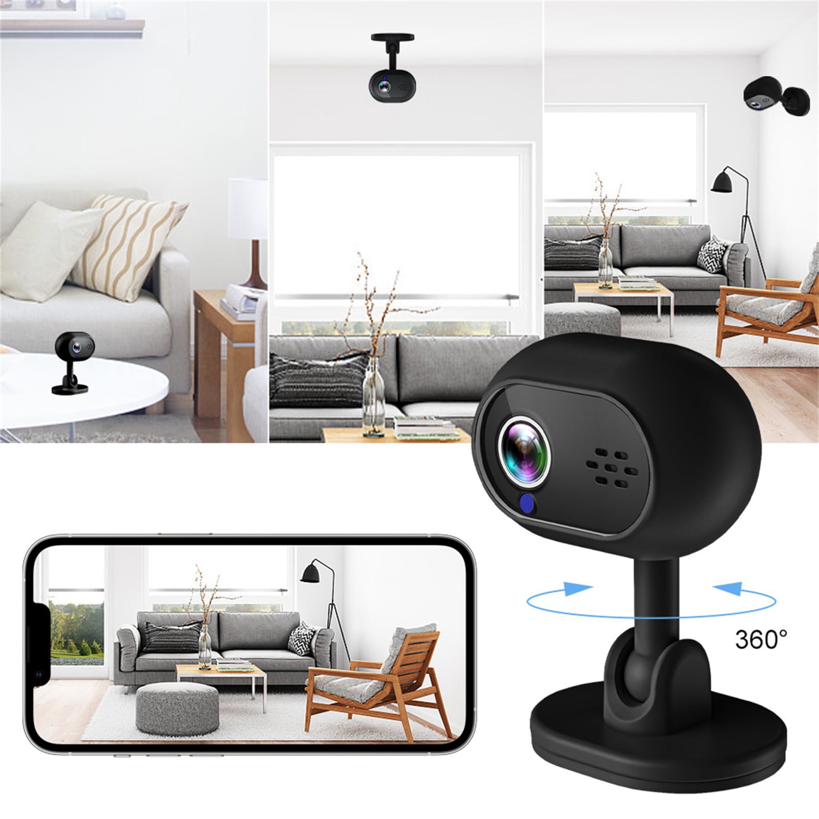 HD Smart Camera, WiFi Recording Security Camera, Night Vision, Motion ...
