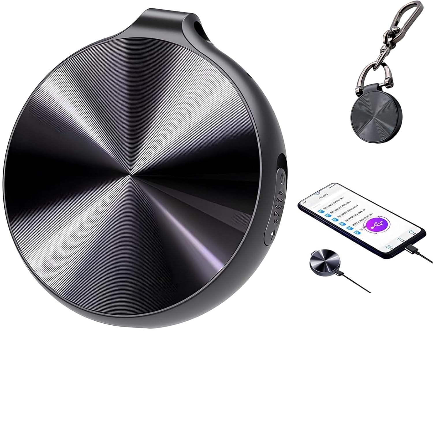HD Smart Voice Recorder with One-Touch Recording & Playback, Recording ...
