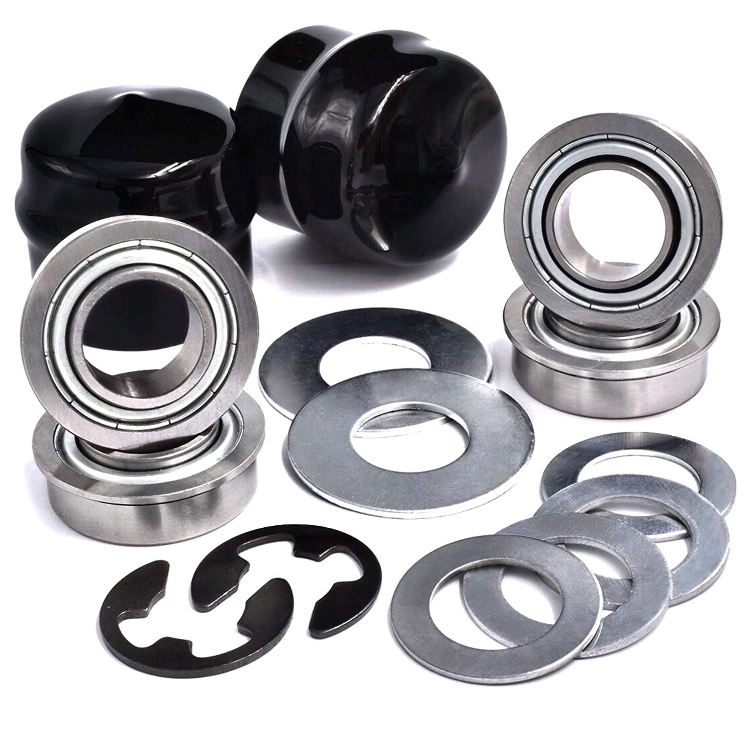 HD Switch Front Wheel Axle Hardware Kit with Bushings & Hub Caps for ...