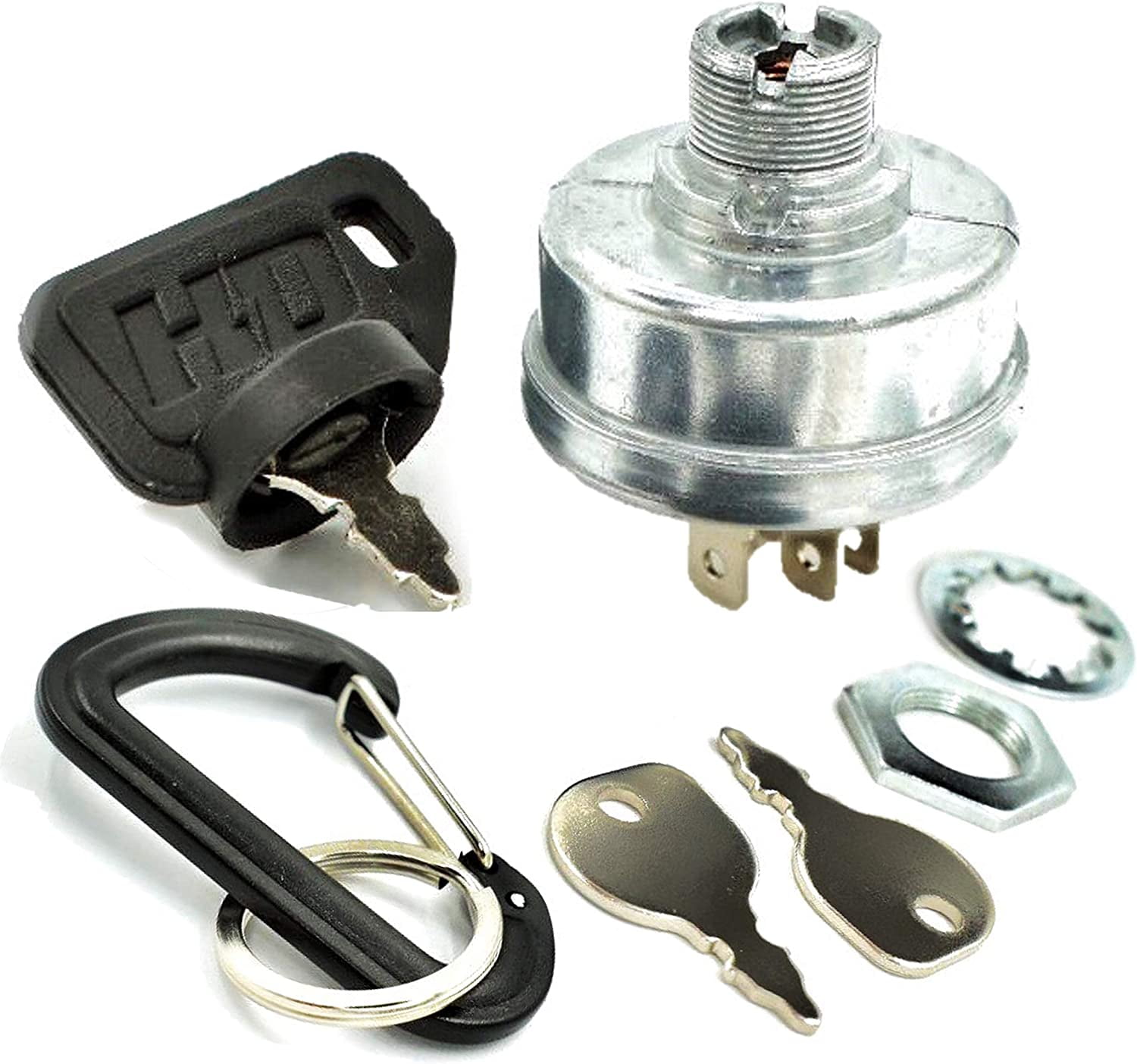HD Switch Starter Ignition Key Switch fits Hustler Mower 045898 Big Dog ...