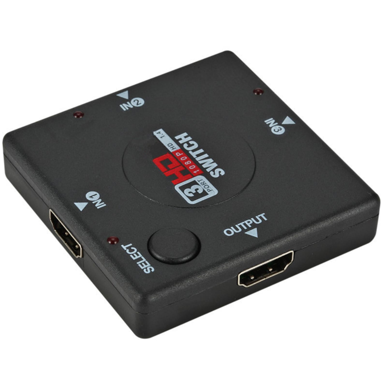 HD Switch with HDCP Protection Supports Multiple Video Formats, Easy to ...