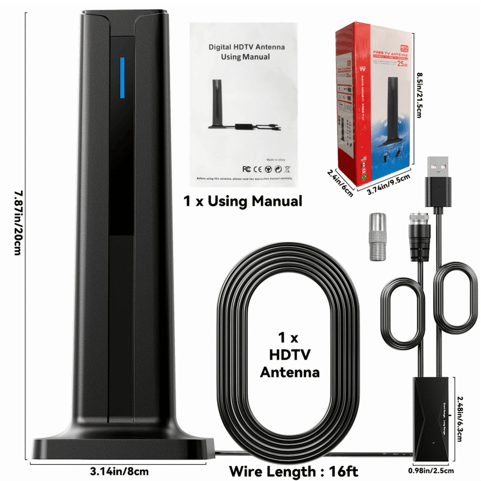 [HD TV Antenna, Long Range Reception] Long Range Reception HD TV ...