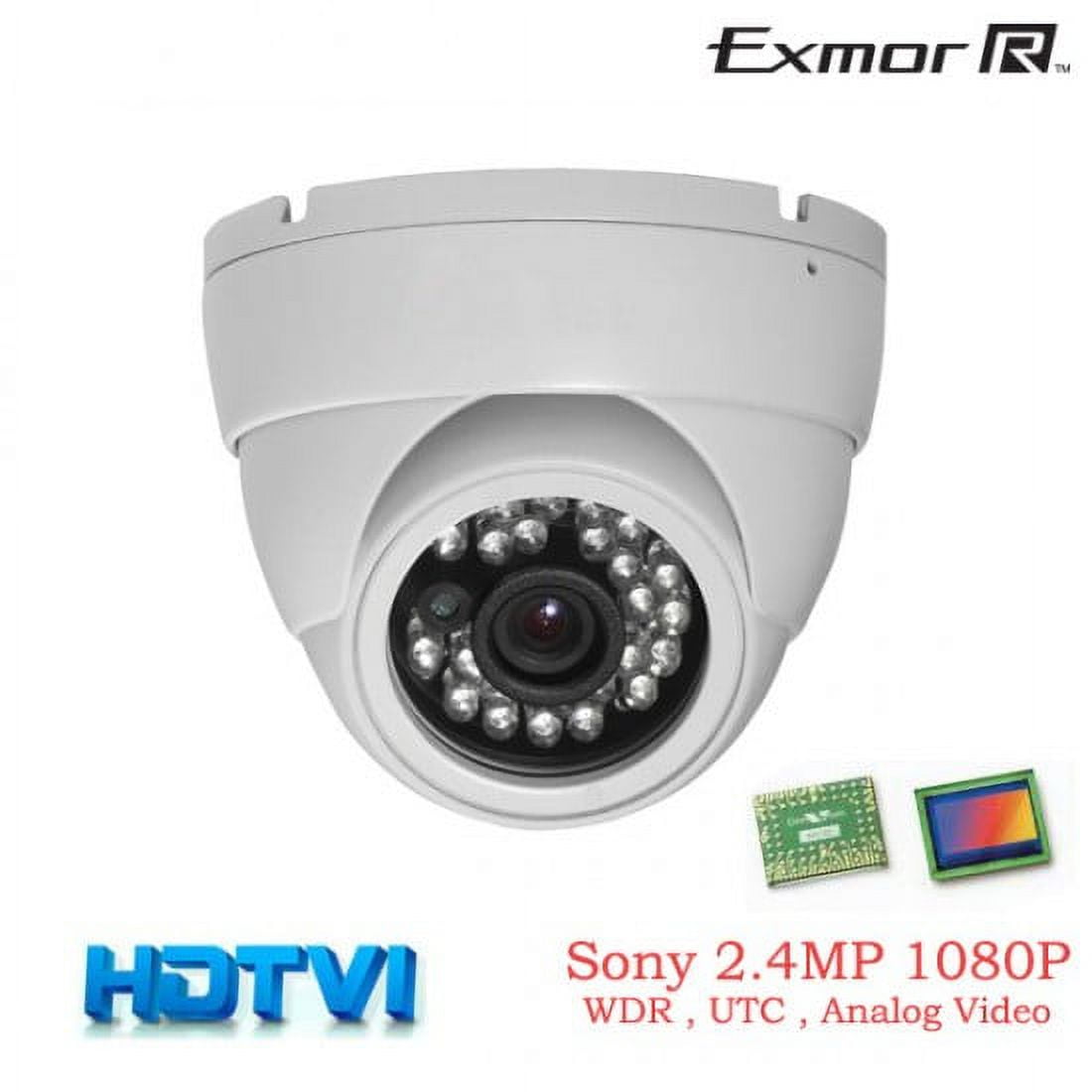 HD-TVI CCTV In/Outdoor Eyeball Dome IR Camera, HD 1080P Image 24 Leds ...