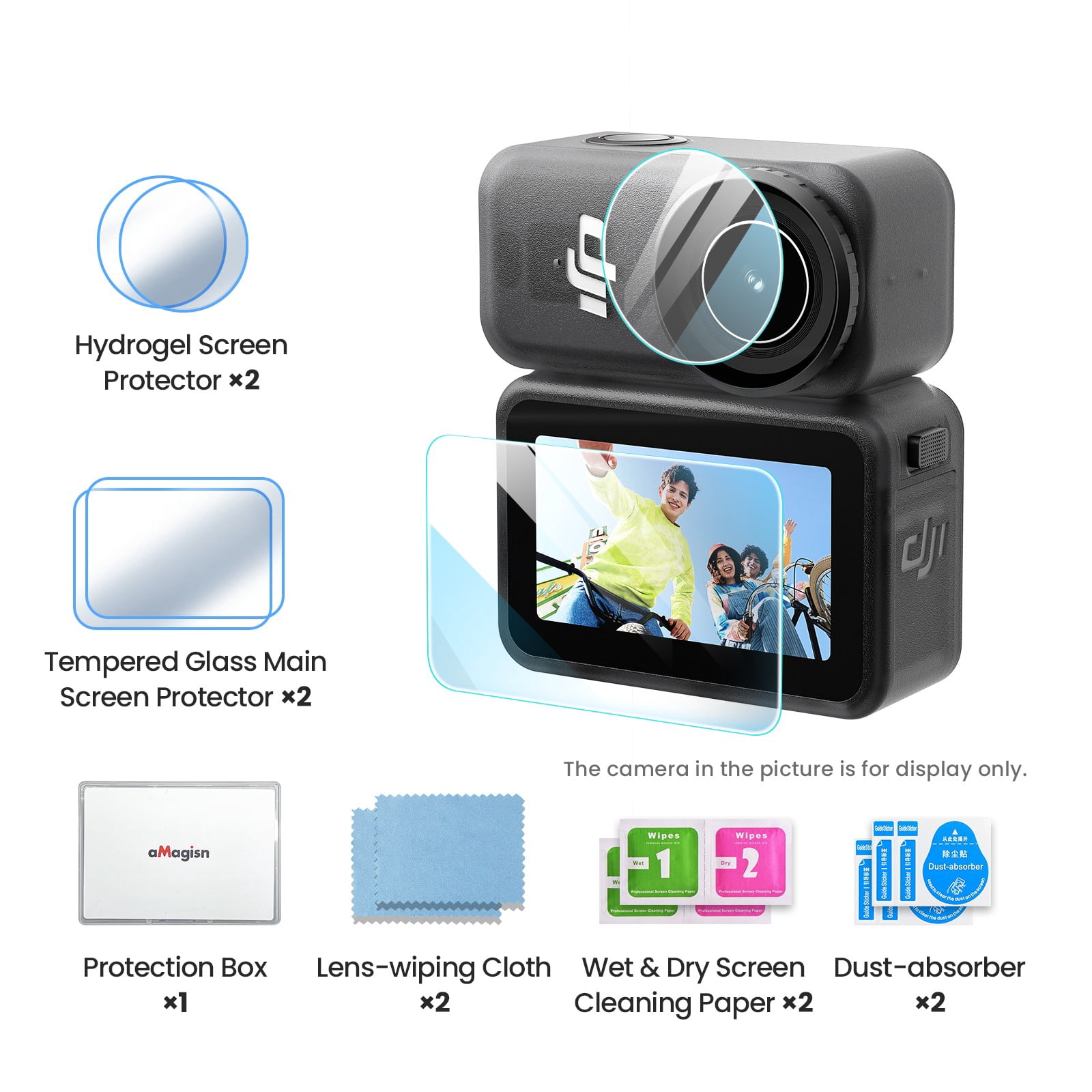 HD Tempered Glass Protector is Compatible with DJI Osmo Nano, 9H ...