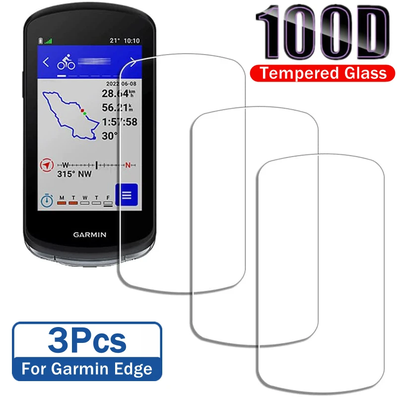 HD Tempered Glass for Garmin Edge 1040 1030 830 840 520 530 540 Bicycle ...