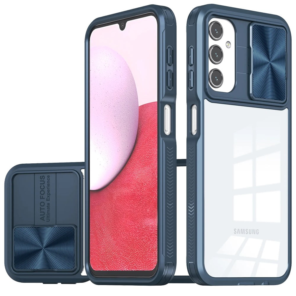 HD Transparent Case with Camera Privacy Cover for Samsung Galaxy A14 5G ...