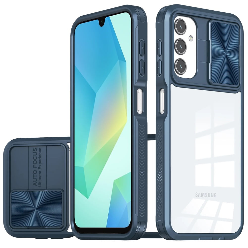 HD Transparent Case with Camera Privacy Cover for Samsung Galaxy A16 5G ...