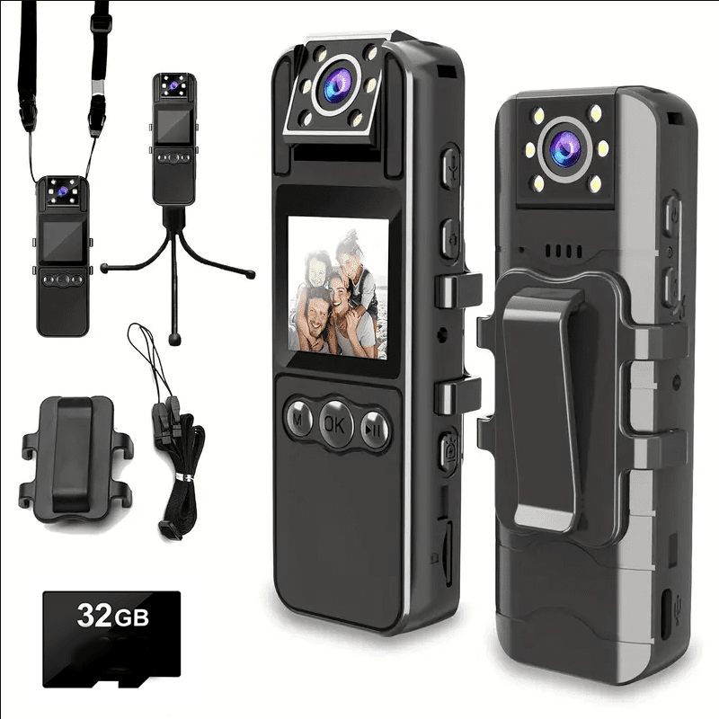 HD Video Recorder Chest Camera Chest Wear Riding Back Clip Recorder ...