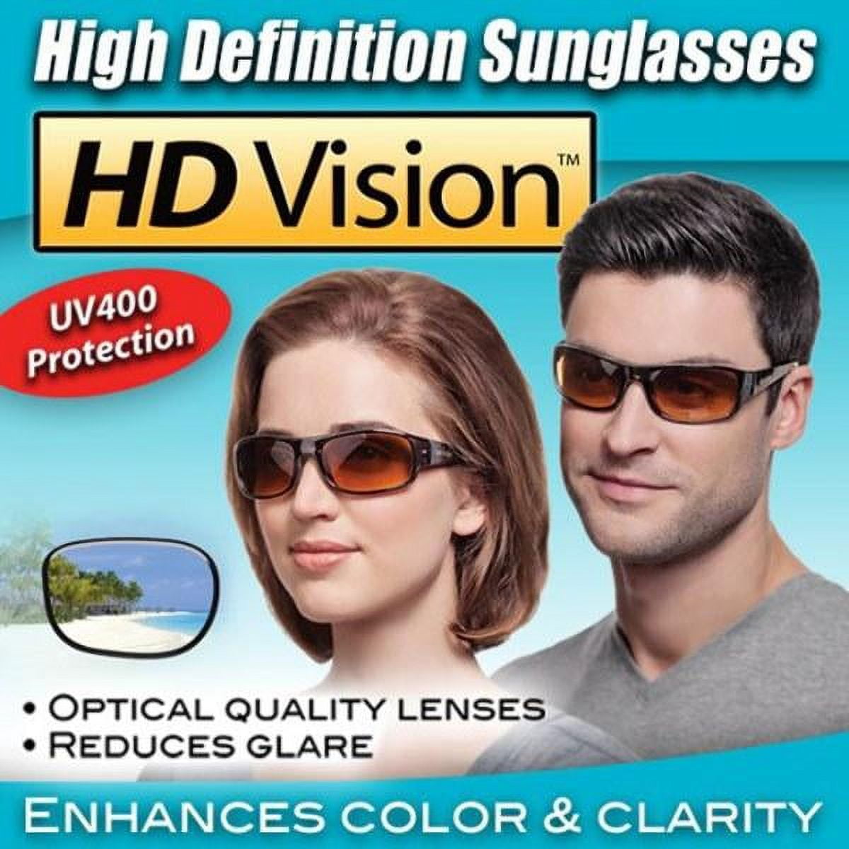 HD Vision Unisex Sunglasses - UV Protect, Reduces Glare, Euro-Style ...