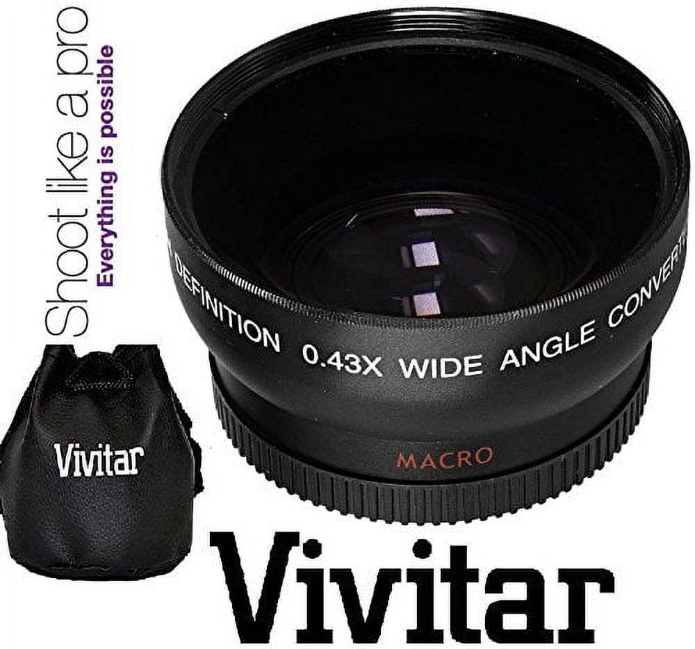 HD WIDE ANGLE WITH MACRO LENS FOR CANON POWERSHOT G15 G16 (58mm Size ...