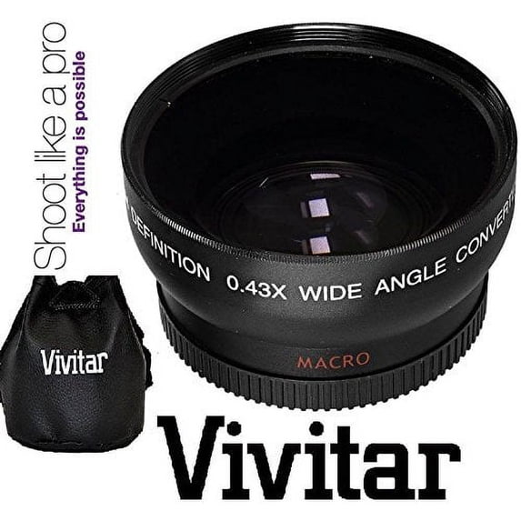 HD WIDE ANGLE WITH MACRO LENS FOR CANON POWERSHOT G15 G16 (58mm Size ...