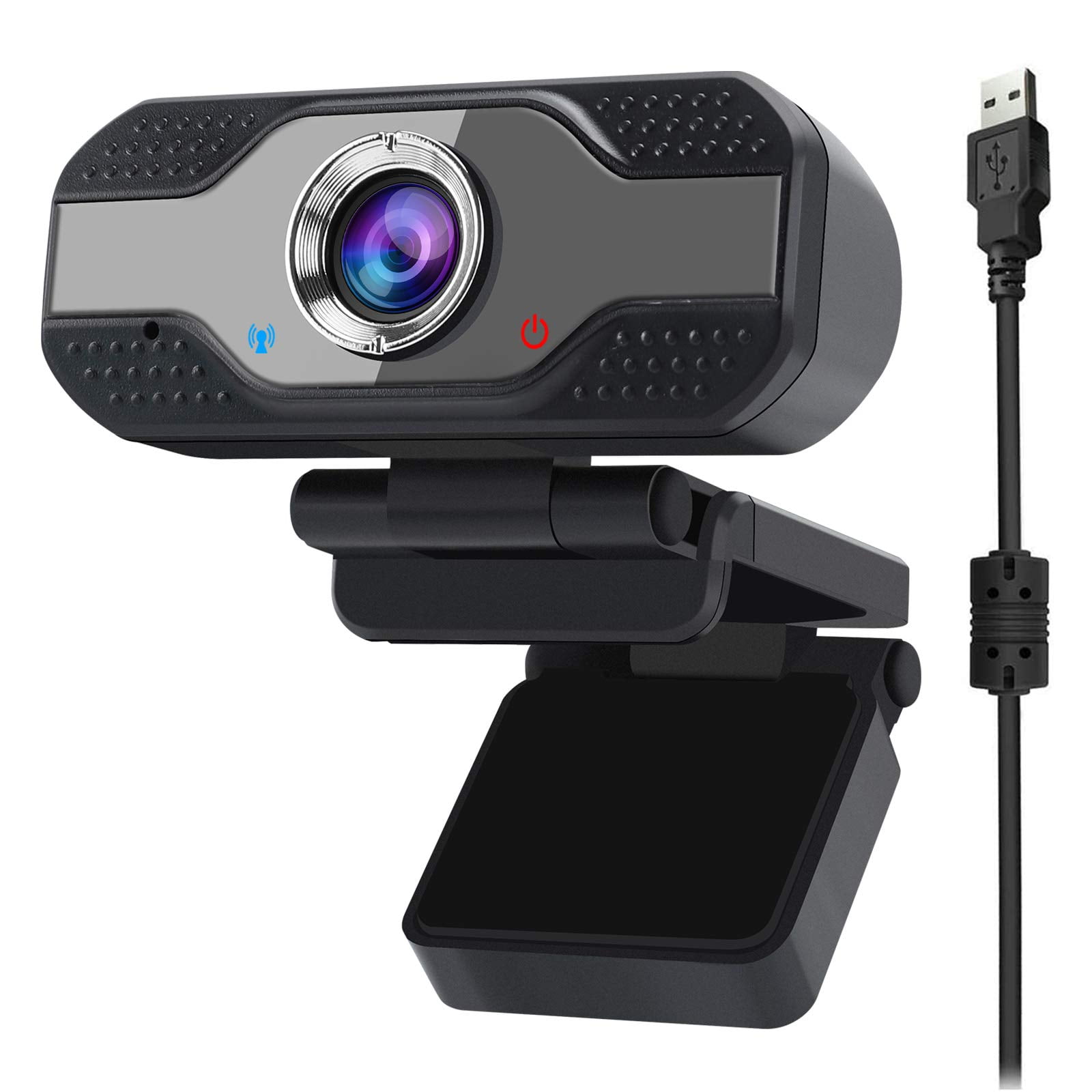 HD Webcam for Desktop/Laptop, USB Camera with Wide Angle, Zoom, Built ...