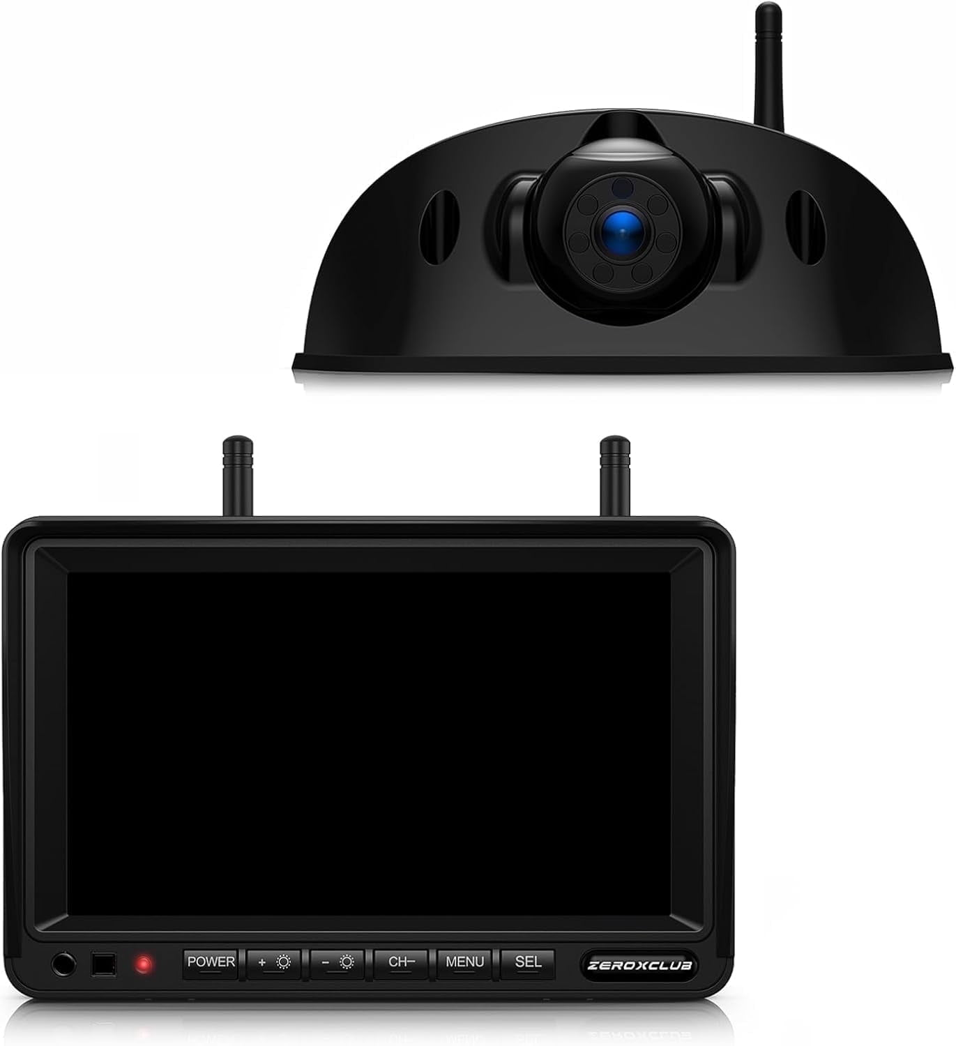 ZEROXCLUB 1080P 7 Inch Wireless Backup Camera System, IR Night Vision ...