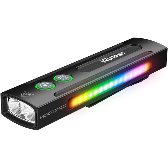 HD01 PRO 6-in-1 Flashlight with White Light UV Light&Green Light and ...
