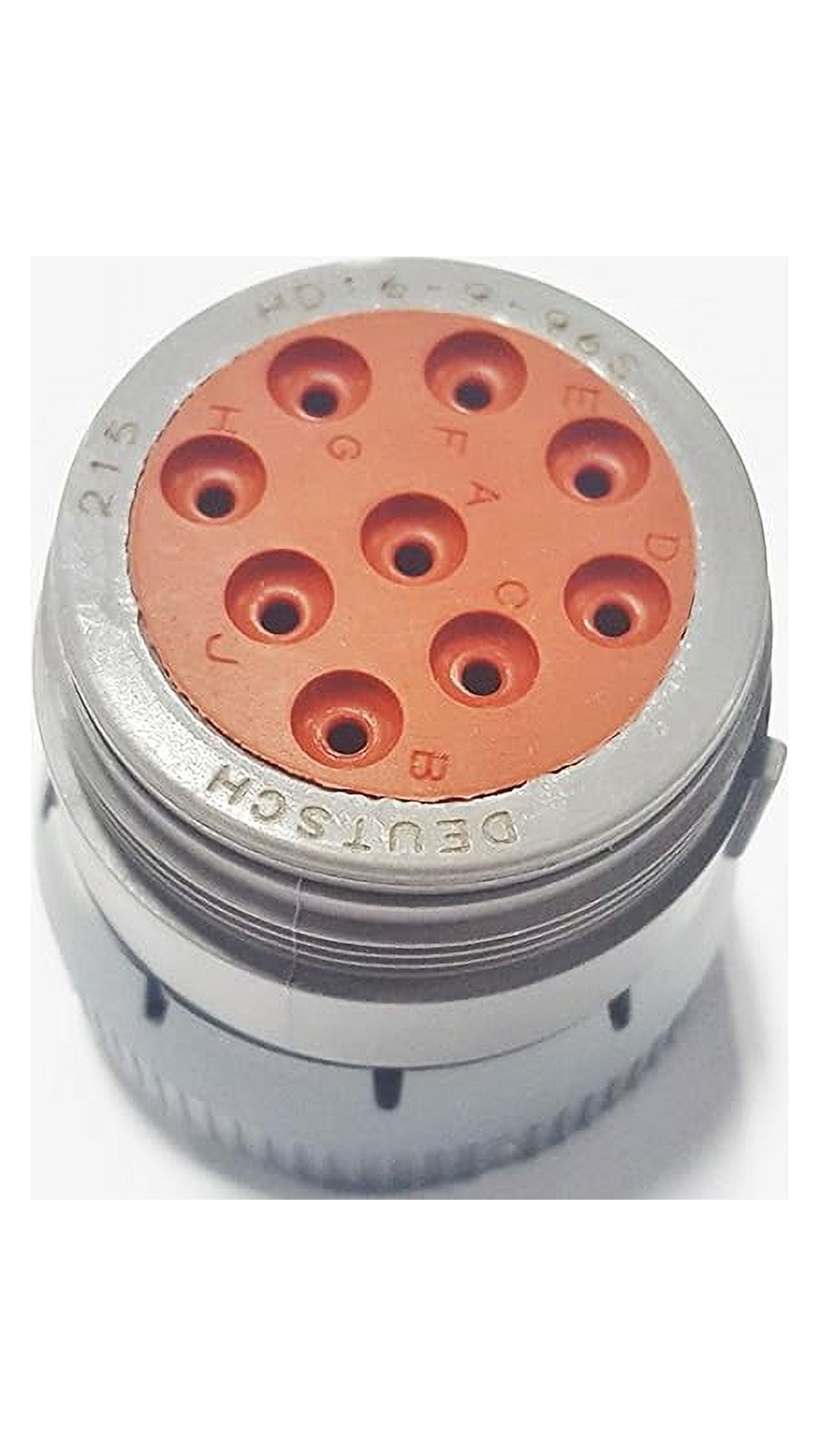 HD10 Series 9 Position Sealable Wire to Wire Cylindrical Connector Plug ...