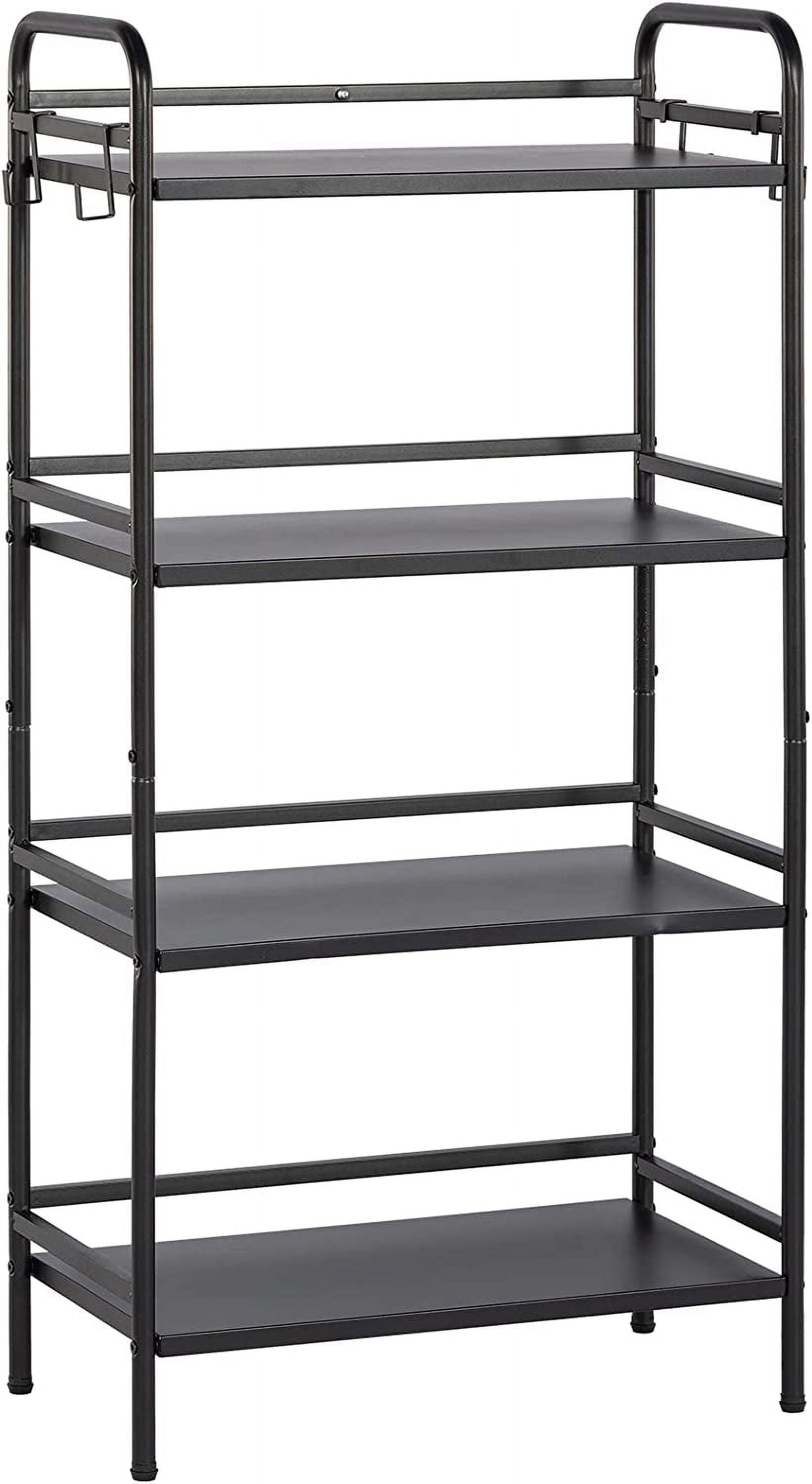 HDANI Storage Shelves, 4-Tier Metal Storage Rack with Shelf,Shelf ...