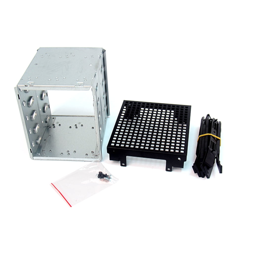 HDD Cage 5-Bay 5x3.5'' SATA SAS Hard Drive Organizing Rack Stainless ...