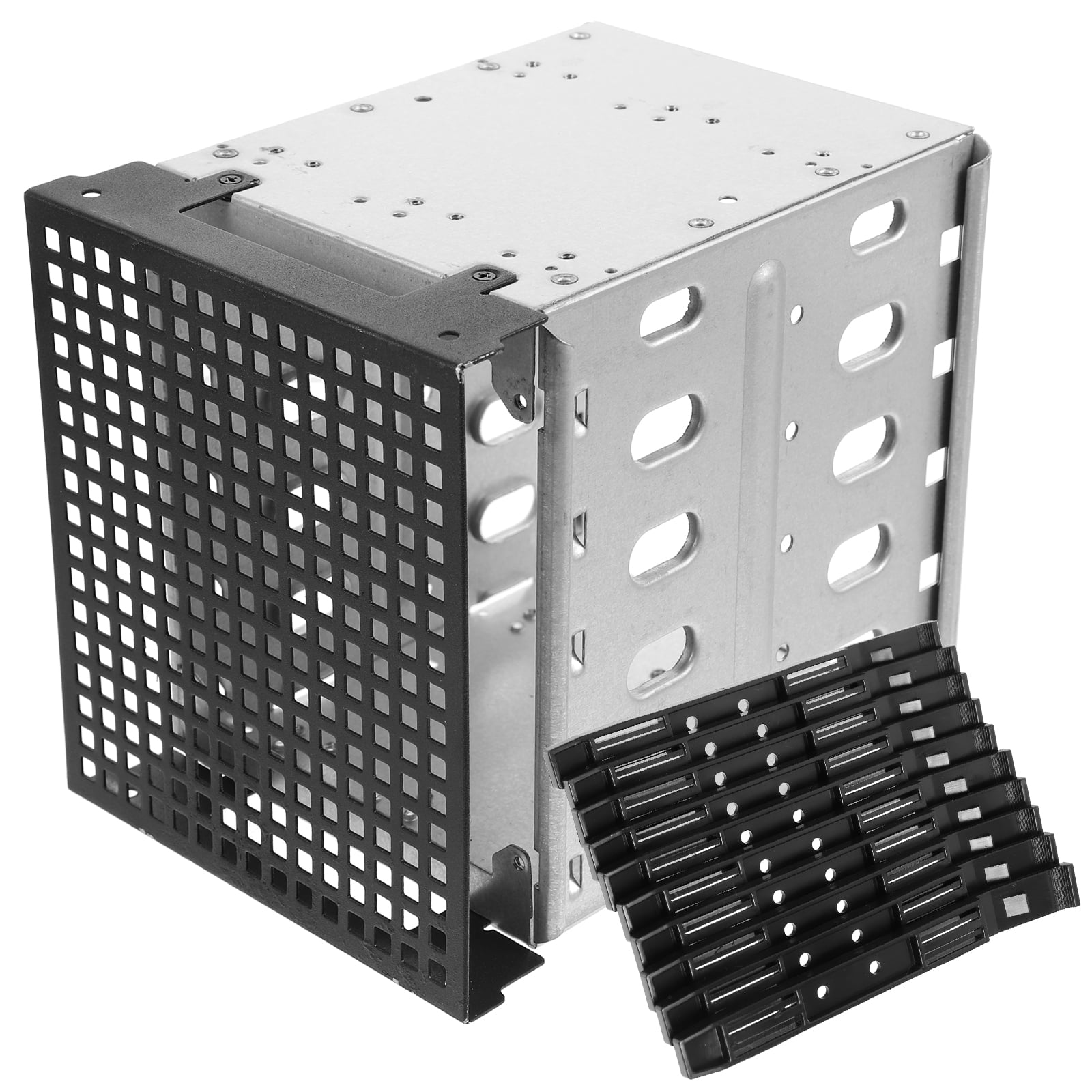 HDD Cage Multi-layer Hard Disk Rack Drive Mounting Bracket Kit Optical ...