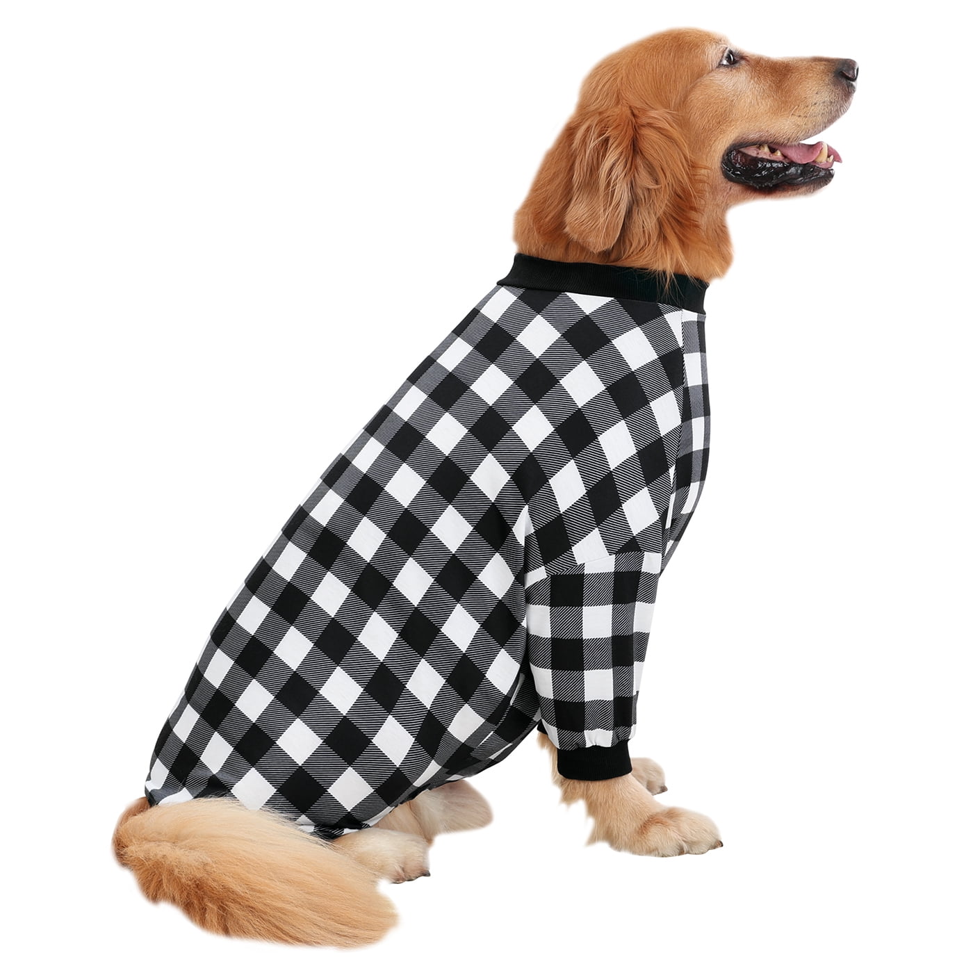 HDE Dog Pajamas One Piece Jumpsuit Lightweight Dog PJs Shirt for S-3XL ...