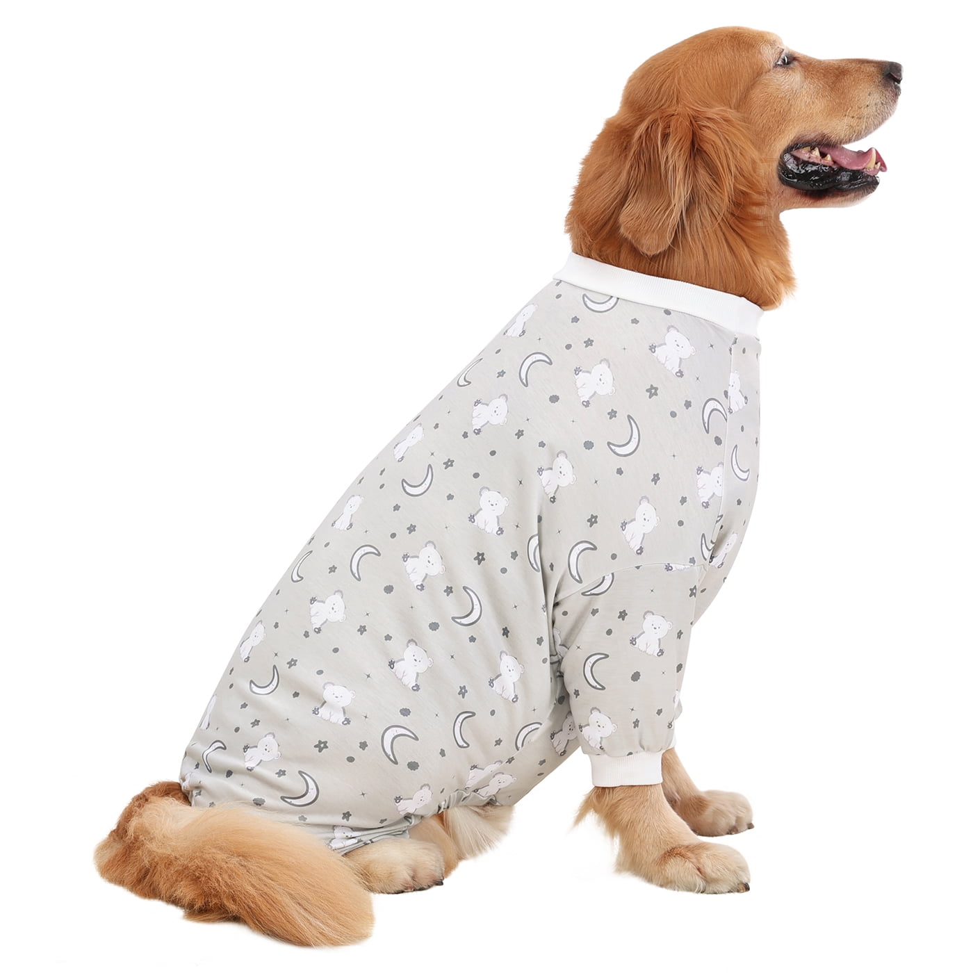 HDE Dog Pajamas One Piece Jumpsuit Lightweight Dog PJs Shirt for S-3XL ...